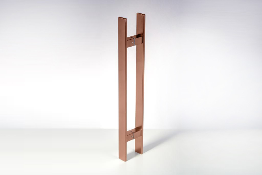 Madison Push Pull Door Handle, Modern Glass Door Handles Stainless ...