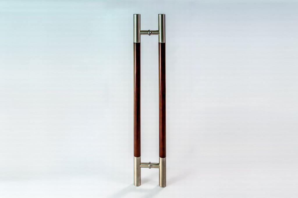 Eisenhower Modern Stainless Steel Push Pull Door Handle Set, Front Door ...