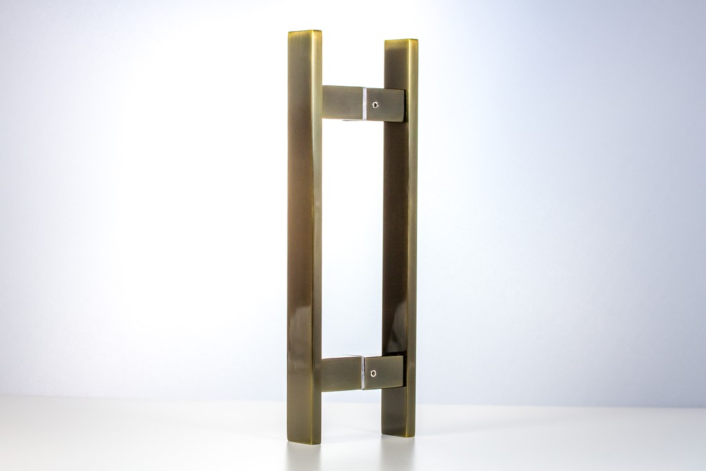 Madison Push Pull Door Handle, Modern Glass Door Handles Stainless ...