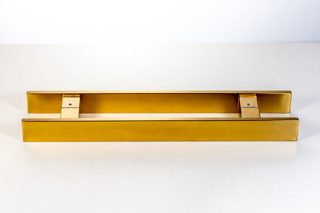 Madison Push Pull Door Handle, Modern Glass Door Handles Stainless ...