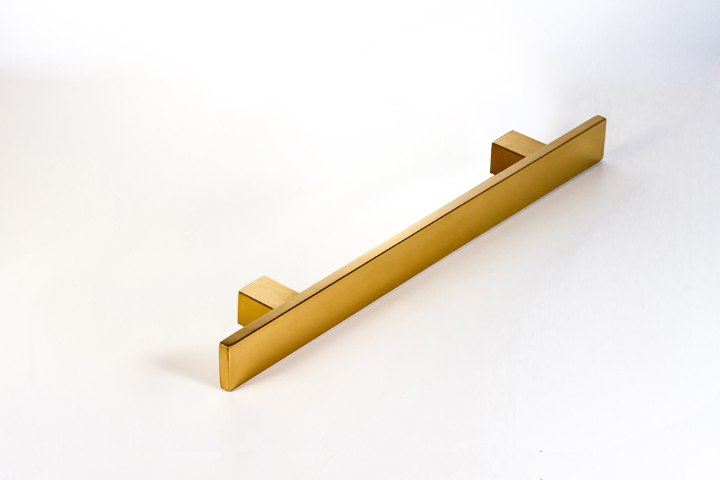 Madison 1-Sided Door Handles, Modern Stainless Steel Front Door Handle ...