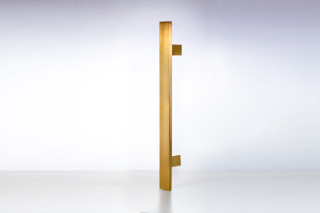 Madison 1-Sided Door Handles, Modern Stainless Steel Front Door Handle ...