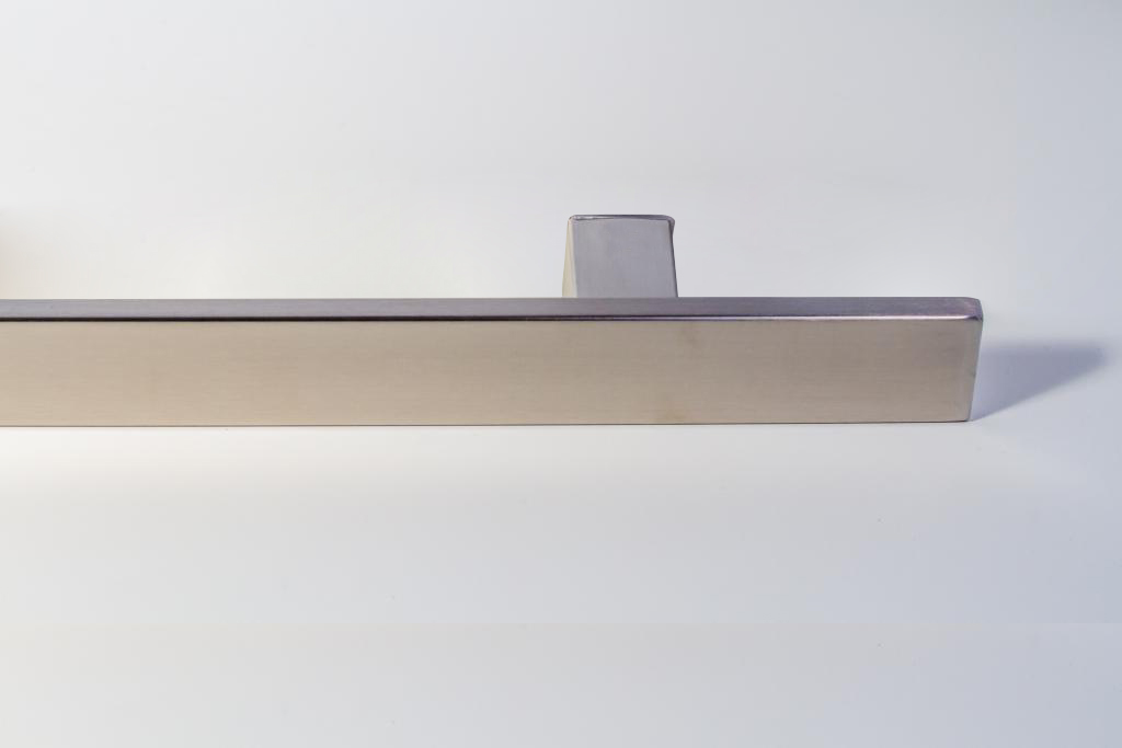 Madison 1-Sided Door Handles, Modern Stainless Steel Front Door Handle ...