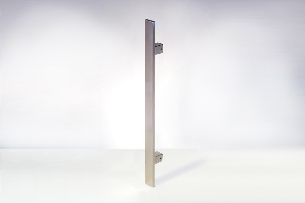 Madison 1-Sided Door Handles, Modern Stainless Steel Front Door Handle ...